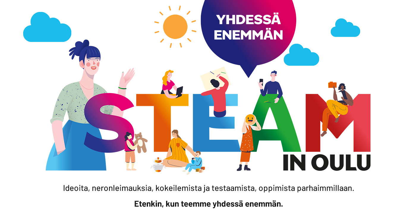 STEAM kaupunginkirjastossa – STEAM in Oulu